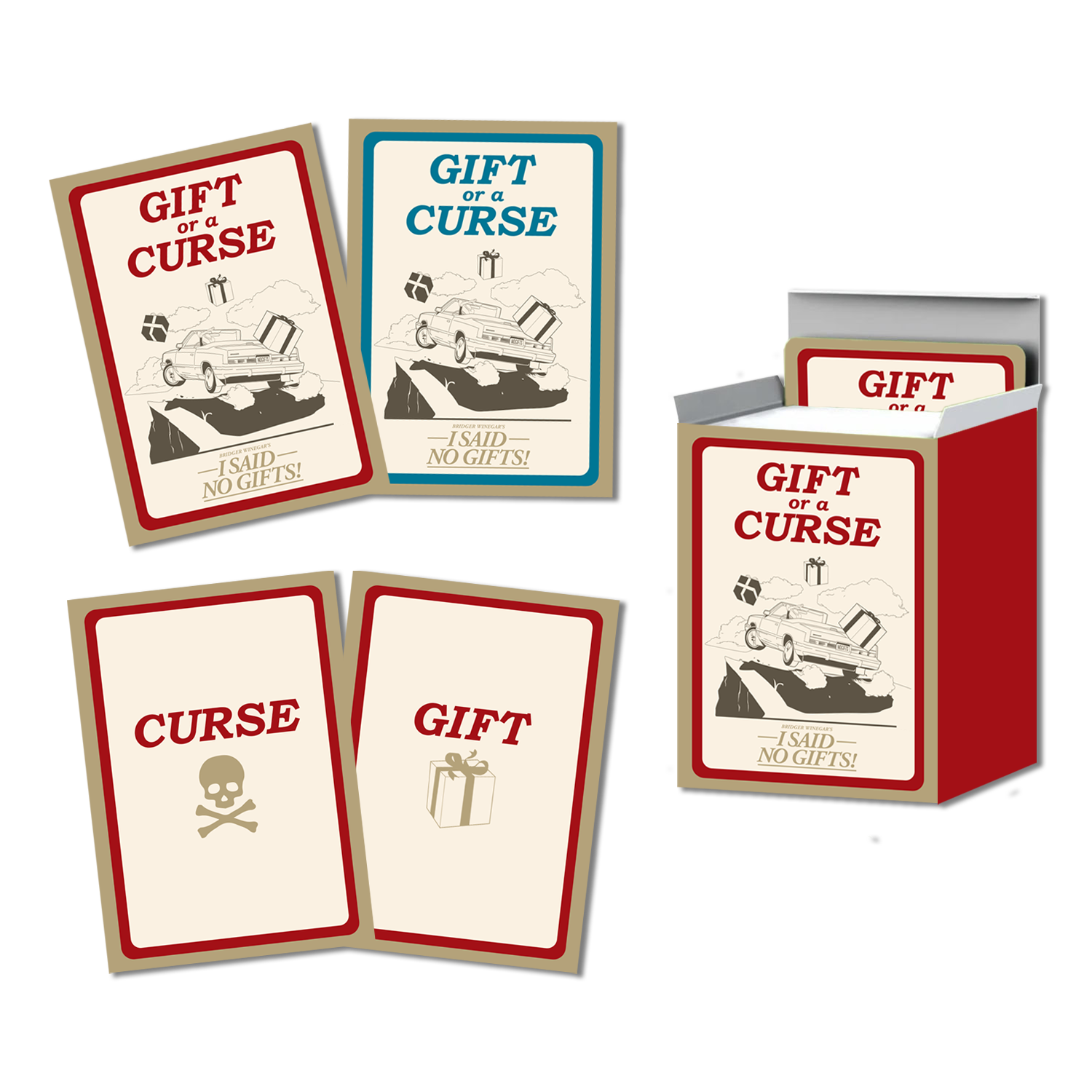 I Said No Gifts: Gift or a Curse Card Game – Exactly Right Store